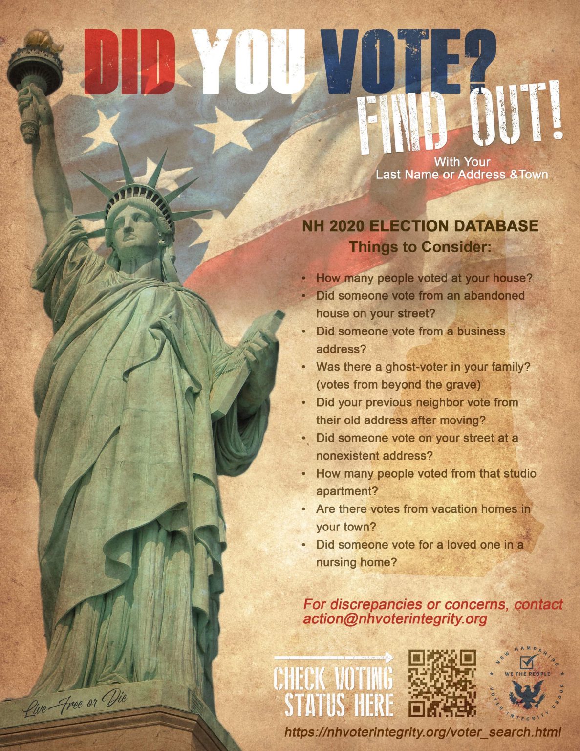 Voter Search – New Hampshire Voter Integrity Group